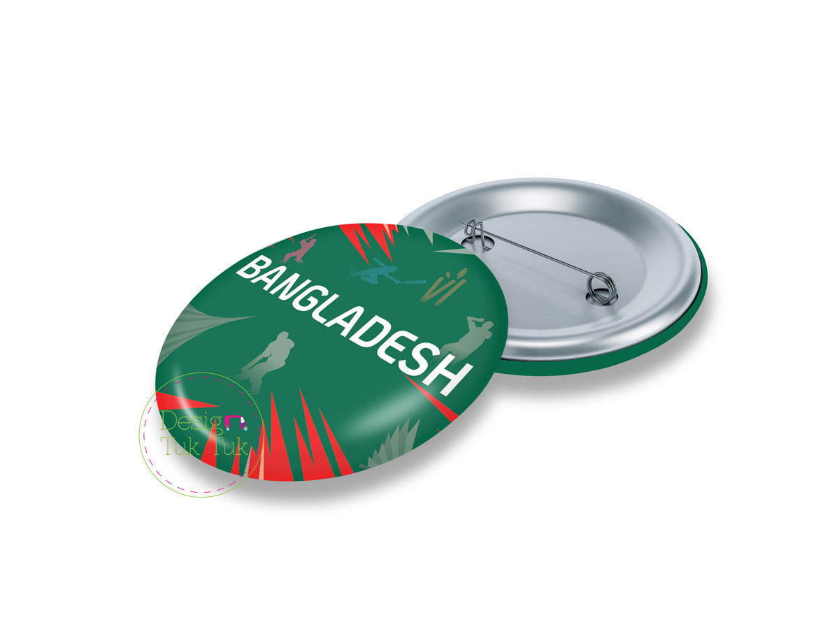 Bangladesh Pin Badge – designtuktuk