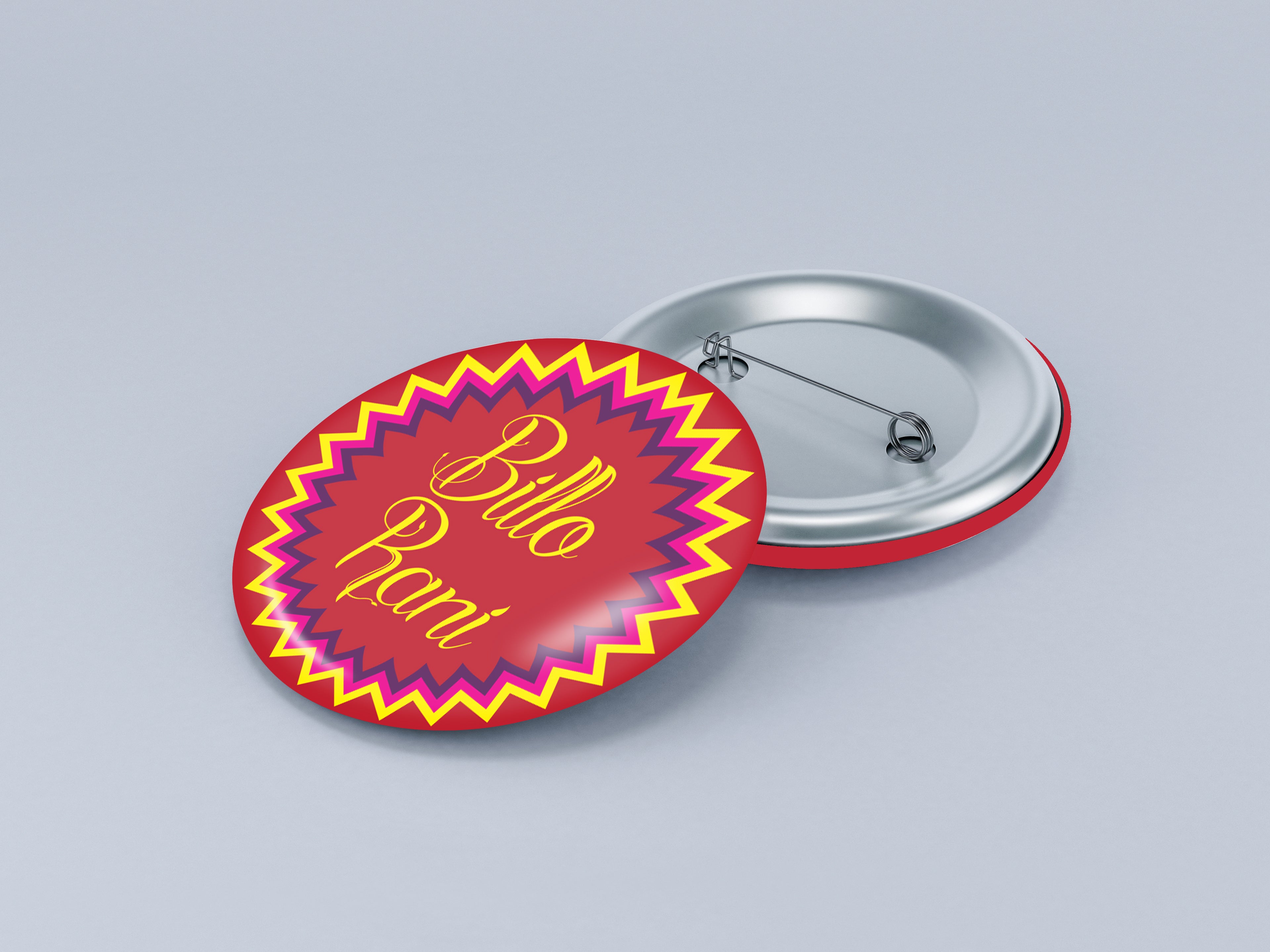 Billo Rani Pin Badge – designtuktuk