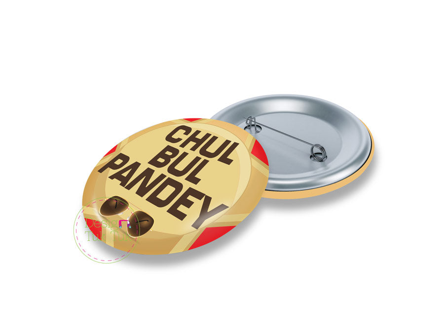 Chulbul Pandey Pin Badge – designtuktuk